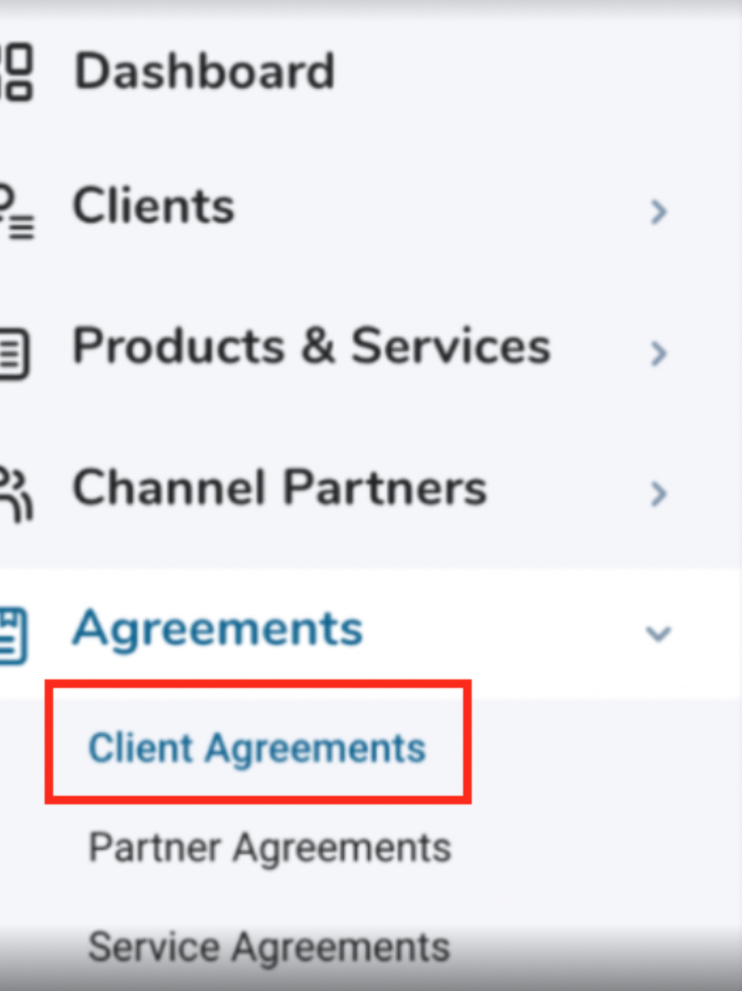 Client's Agreement Details (status) and Archived Agreements ...