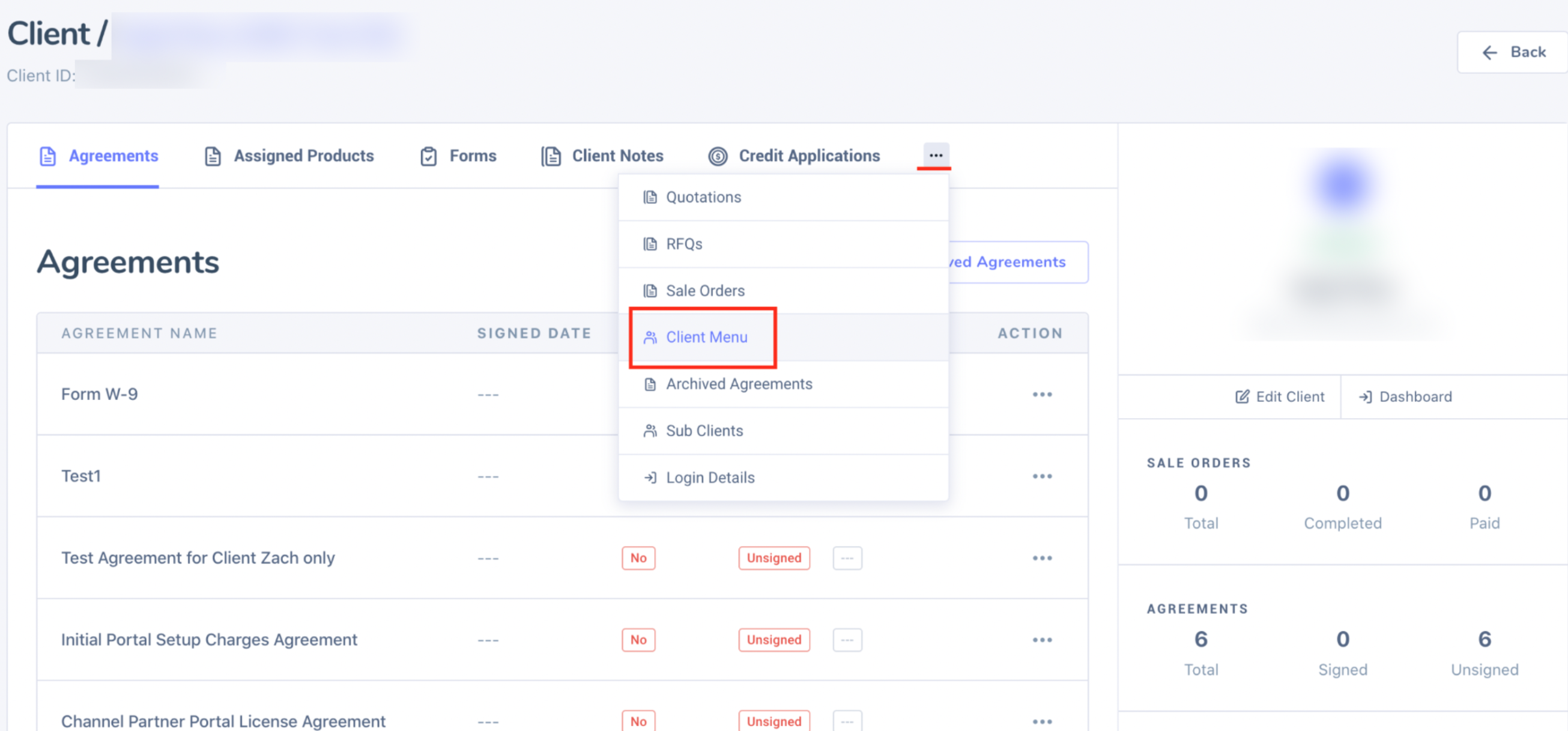 Client Menu Configuration Guide – OnBoardSoft LLC
